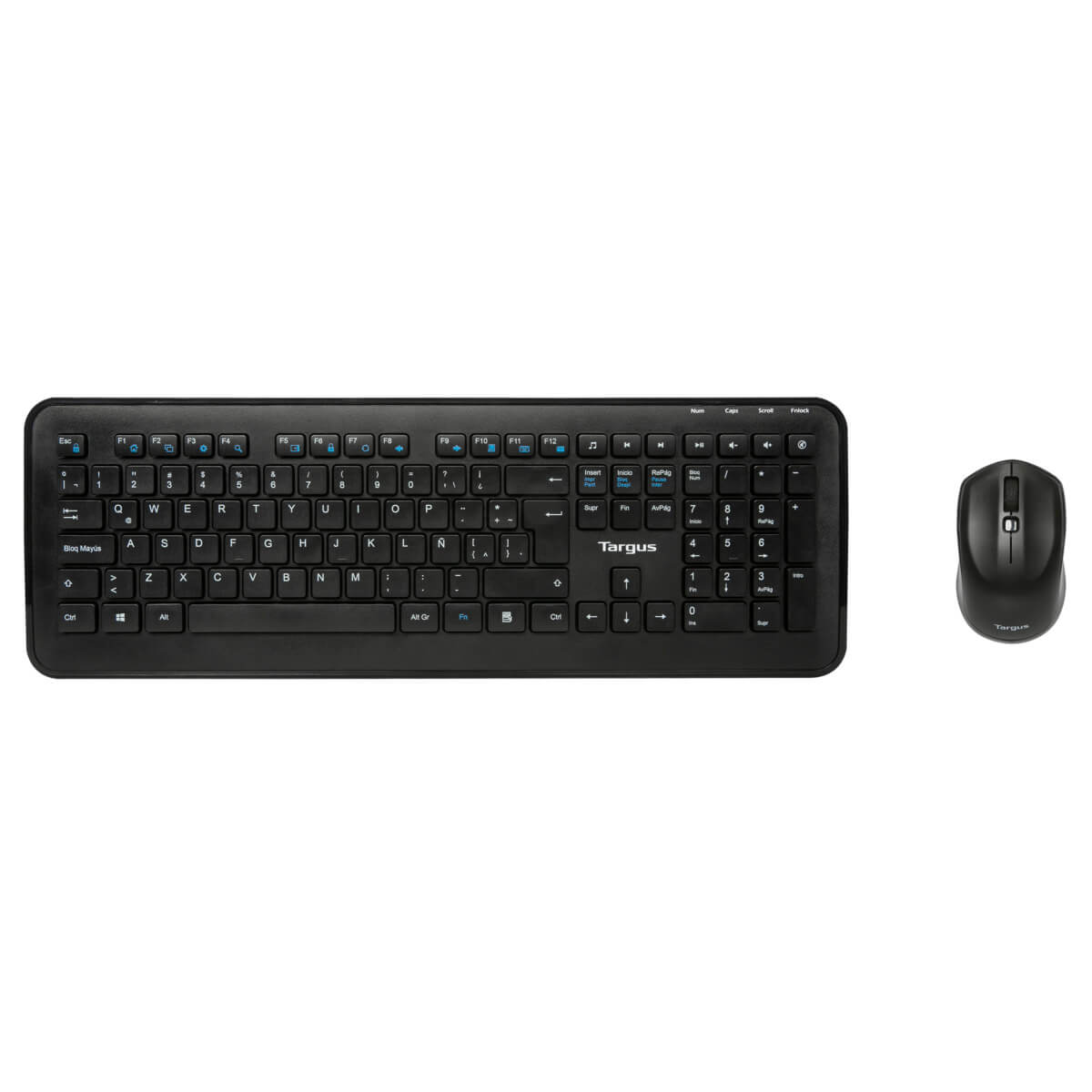 Targus® AKM610ES Wireless Keyboard and Mouse Combo